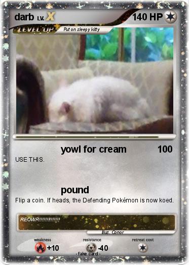 Pokémon darb - yowl for cream - My Pokemon Card