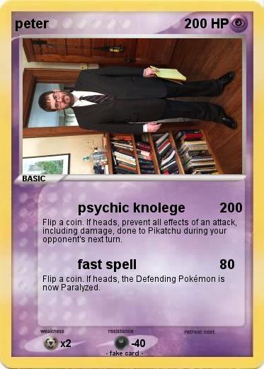 Pokémon peter 1505 1505 - psychic knolege - My Pokemon Card