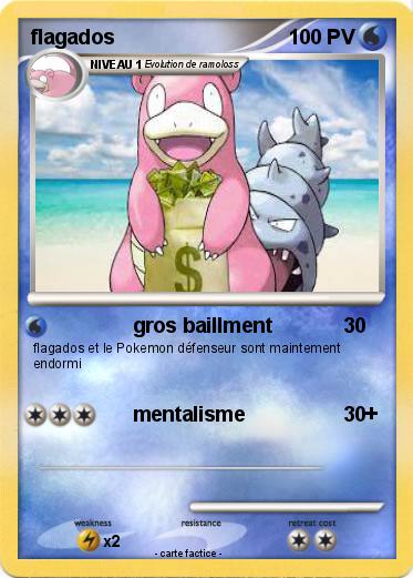 Pokémon flagados - gros baillment - Ma carte Pokémon