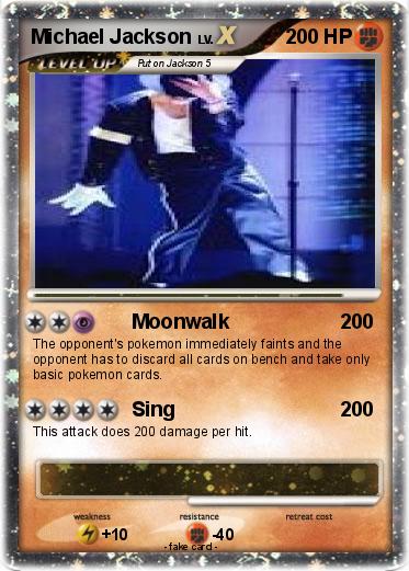 Pokémon Michael Jackson 1264 1264 - Moonwalk - My Pokemon Card