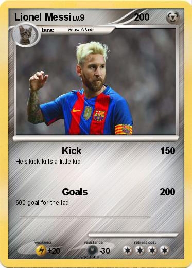 Pokémon Lionel Messi 557 557 - Kick - My Pokemon Card