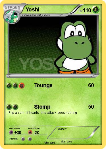 Pokémon Yoshi 3812 3812 - Tounge - My Pokemon Card