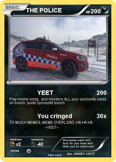 Pokémon THE POLICE 5 5 - YEET - My Pokemon Card