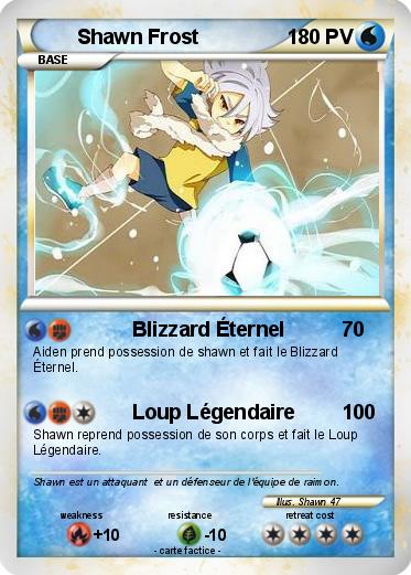 Pokémon Shawn Frost 298 298 - Blizzard Éternel - Ma carte Pokémon
