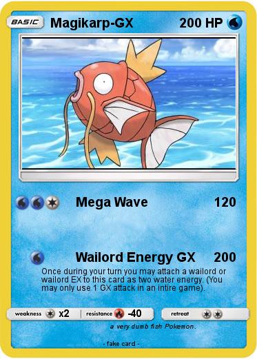 Pokémon Magikarp GX 13 13 - Mega Wave - My Pokemon Card