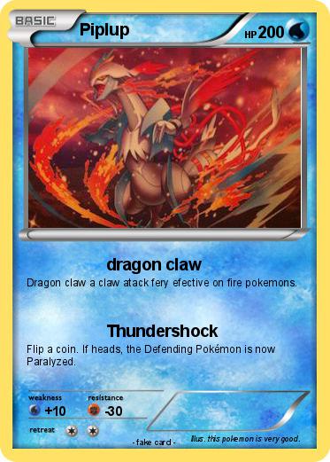 Pokémon White Kyurem 901 901 - dragon claw - My Pokemon Card