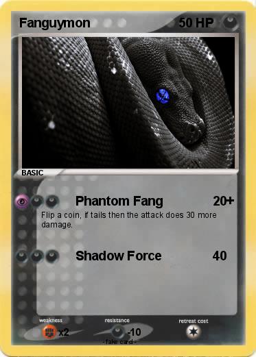 Pokémon Fanguymon - Phantom Fang - My Pokemon Card
