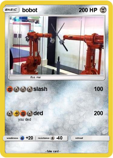 Pokémon bobot 1 1 - slash - My Pokemon Card