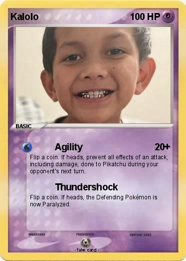 Pokémon Kalolo 1 1 - Agility - My Pokemon Card