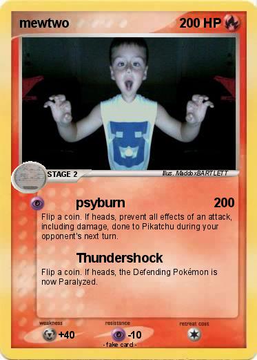 Pokémon mewtwo 7722 7722 - psyburn - My Pokemon Card