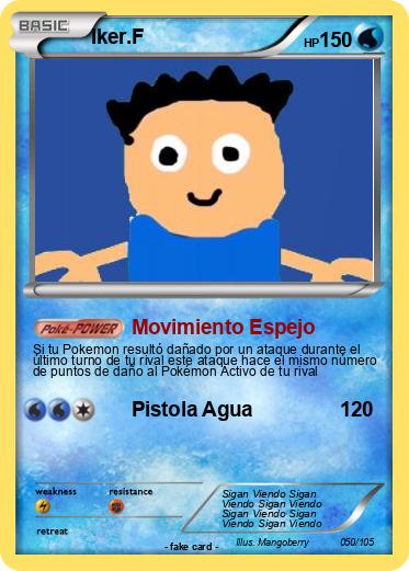 Pokémon Iker F 3 3 - Movimiento Espejo - Mi carta pokémon