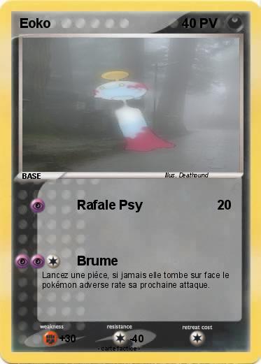 Pokémon Eoko 5 5 - Rafale Psy - Ma carte Pokémon