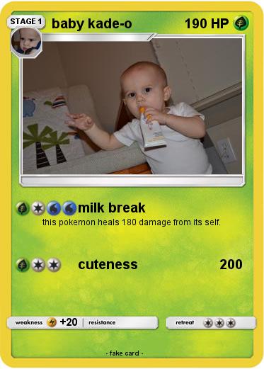 Pokémon baby kade o - milk break - My Pokemon Card