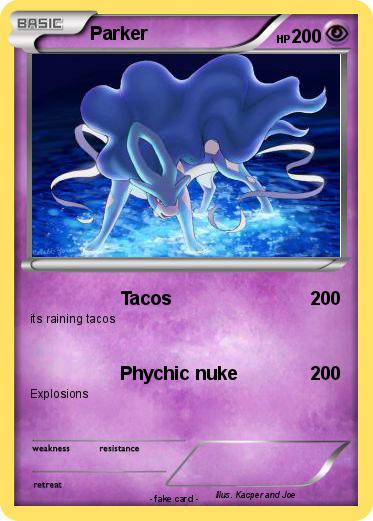 Pokémon Parker 105 105 - Tacos - My Pokemon Card