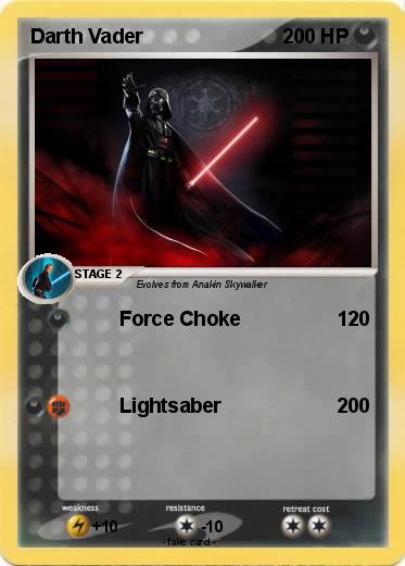 Pokémon Darth Vader 732 732 - Force Choke - My Pokemon Card