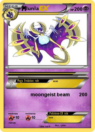 Pokémon lunla - moongeist beam - My Pokemon Card