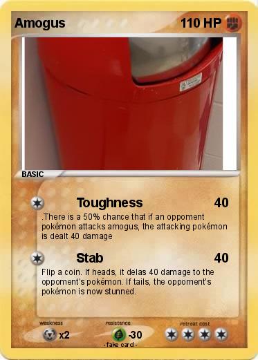 Pokémon Amogus 5 5 - Toughness - My Pokemon Card