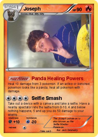 Pokémon Joseph 280 280 - Panda Healing Powers - My Pokemon Card