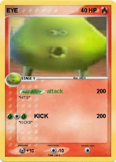 Pokémon EYE 684 684 - attack - My Pokemon Card