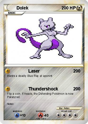 Pokémon Dolek - Laser - My Pokemon Card
