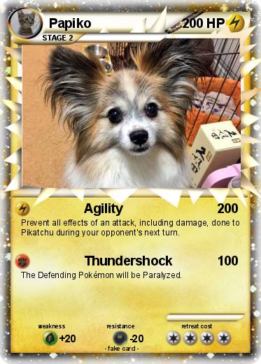 Pokémon Papiko - Agility - My Pokemon Card