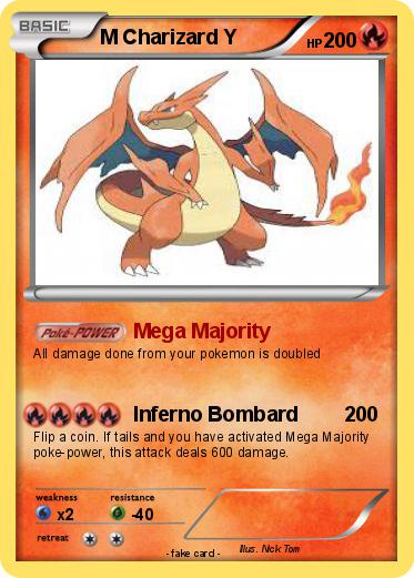 Pokémon M Charizard Y 6 6 - Mega Majority - My Pokemon Card
