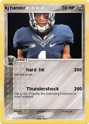 Pokémon kj hamler - hard hit - My Pokemon Card