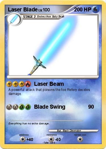 Pokémon Laser Blade - Laser Beam - My Pokemon Card