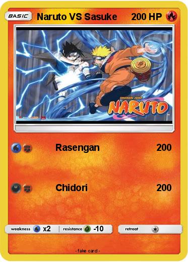 Pokémon Naruto VS Sasuke 105 105 - Rasengan - My Pokemon Card
