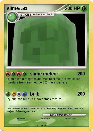 Pokémon slime 231 231 - slime meteor - My Pokemon Card
