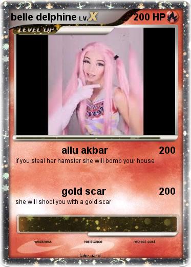 Pokémon belle delphine 7 7 - allu akbar - My Pokemon Card