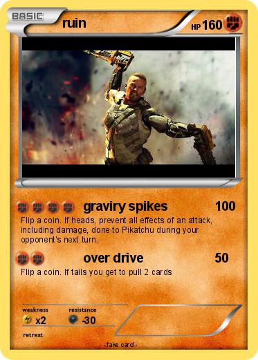 Pokémon ruin 10 10 - graviry spikes - My Pokemon Card