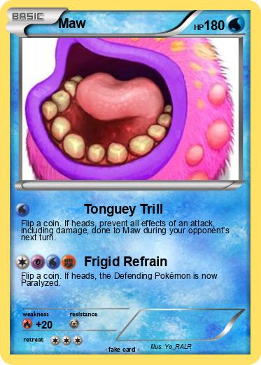 Pokémon Maw 15 15 - Tonguey Trill - My Pokemon Card
