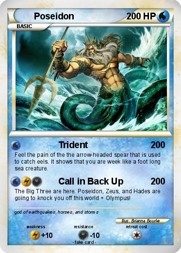 Pokémon Poseidon 684 684 - Trident - My Pokemon Card