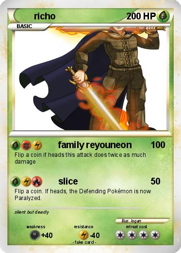 Pokémon richo 3 3 - family reyouneon - My Pokemon Card