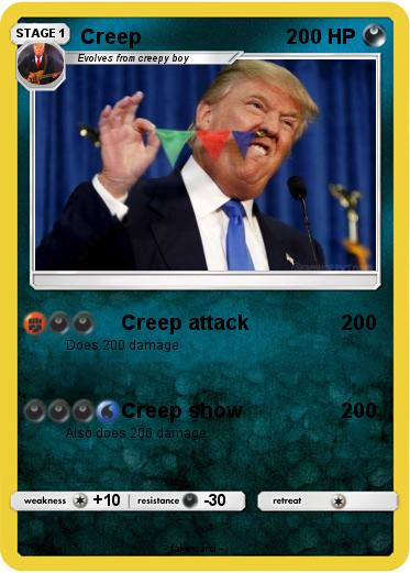 Pokémon Creep 124 124 - Creep attack - My Pokemon Card