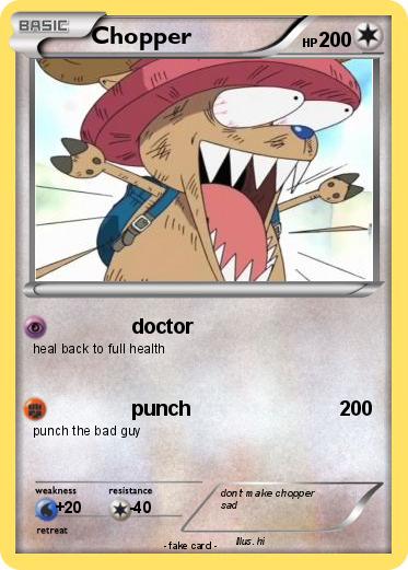 Pokémon Chopper 534 534 - doctor - Ma carte Pokémon