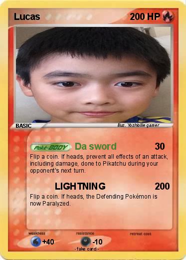 Pokémon Lucas 1097 1097 - Da sword - My Pokemon Card