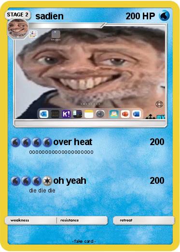 Pokémon sadien - over heat - My Pokemon Card