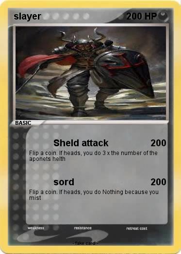 Pokémon slayer 100 100 - Sheld attack - My Pokemon Card