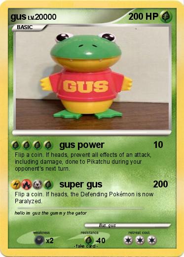 Pokémon gus 144 144 - gus power - My Pokemon Card