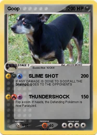 Pokémon Goop 27 27 - SLIME SHOT - My Pokemon Card