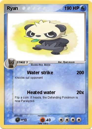 Pokémon Ryan 743 743 - Water strike - My Pokemon Card