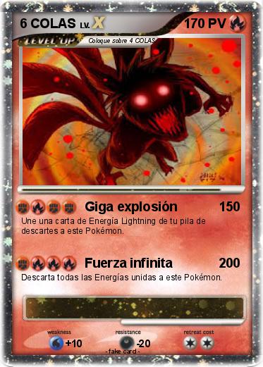 Pokémon 6 COLAS 2 2 - Giga explosión - Mi carta pokémon