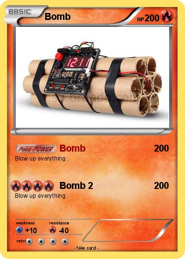 Pokémon Bomb 530 530 - Bomb - My Pokemon Card