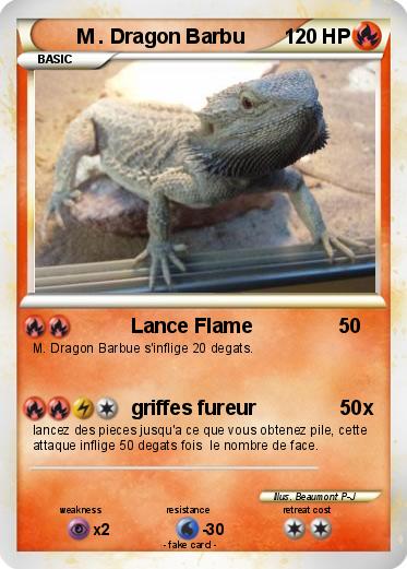 Pokémon M Dragon Barbu - Lance Flame - My Pokemon Card