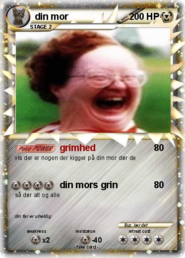 Pokémon din mor 3 3 - grimhed - My Pokemon Card