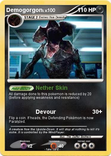 Pokémon Demogorgon 22 22 - Nether Skin - My Pokemon Card