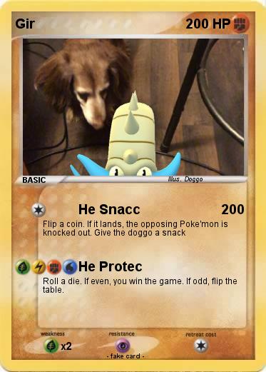 Pokémon Gir 1193 1193 - He Snacc - My Pokemon Card