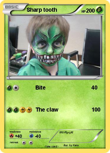 Pokémon Sharp tooth 6 6 - Bite - My Pokemon Card